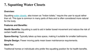 What Are the Different Types of Water Closets Available | PPTX