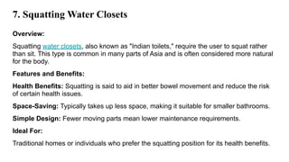 What Are the Different Types of Water Closets Available | PDF