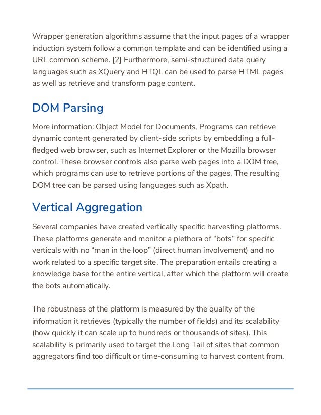 What are the different types of web scraping approaches | PDF