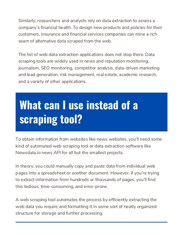 What are the different types of web scraping approaches | PDF
