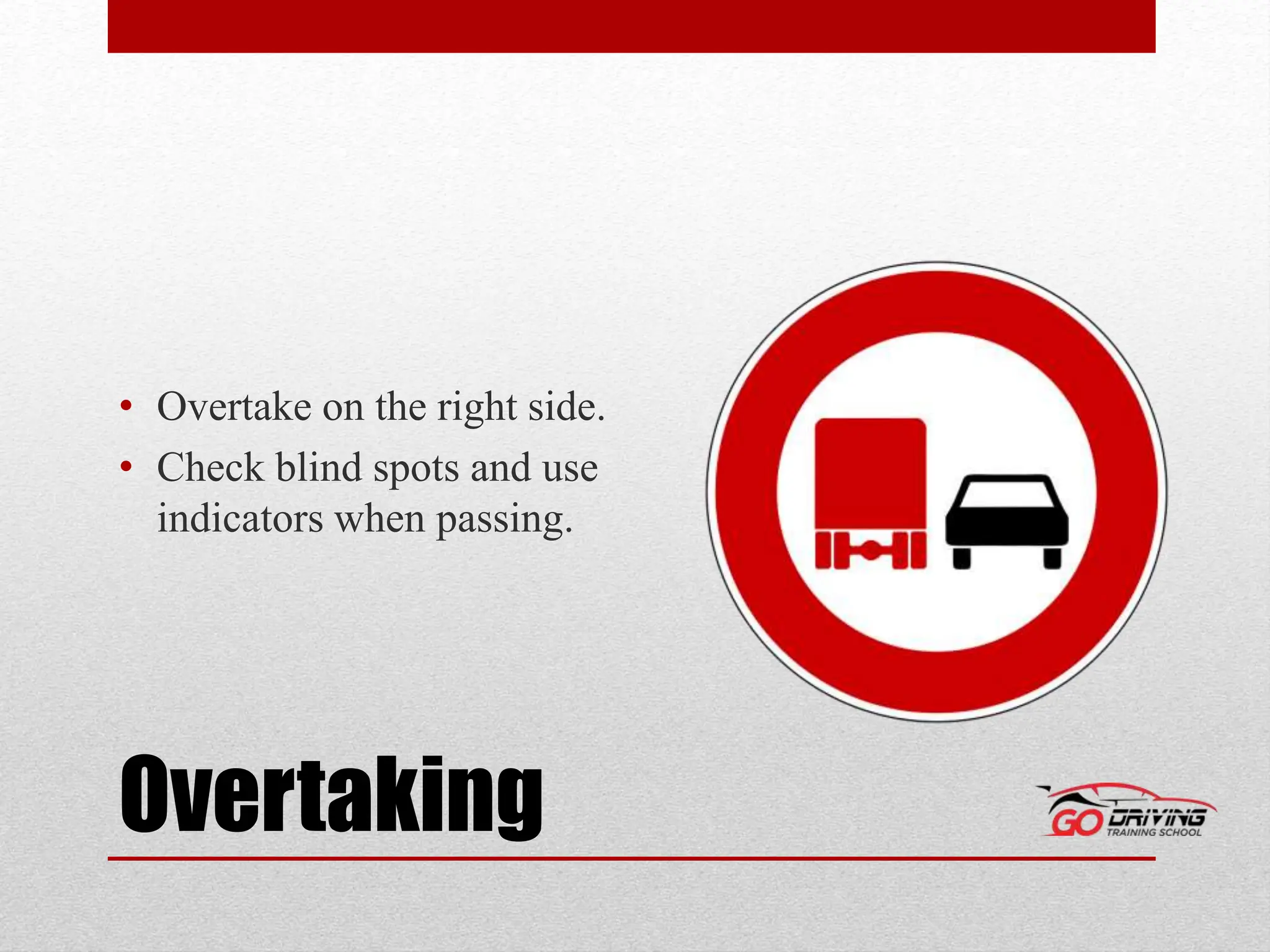 What are the Driving Rules in Australia | Go Driving Training School | PPTX