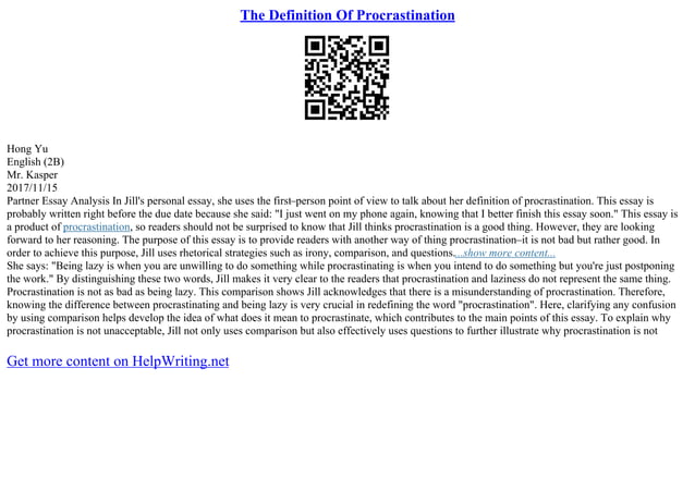 What Are The Effects Of Procrastination PPT what-are-the-effects-of-procrastination-ppt