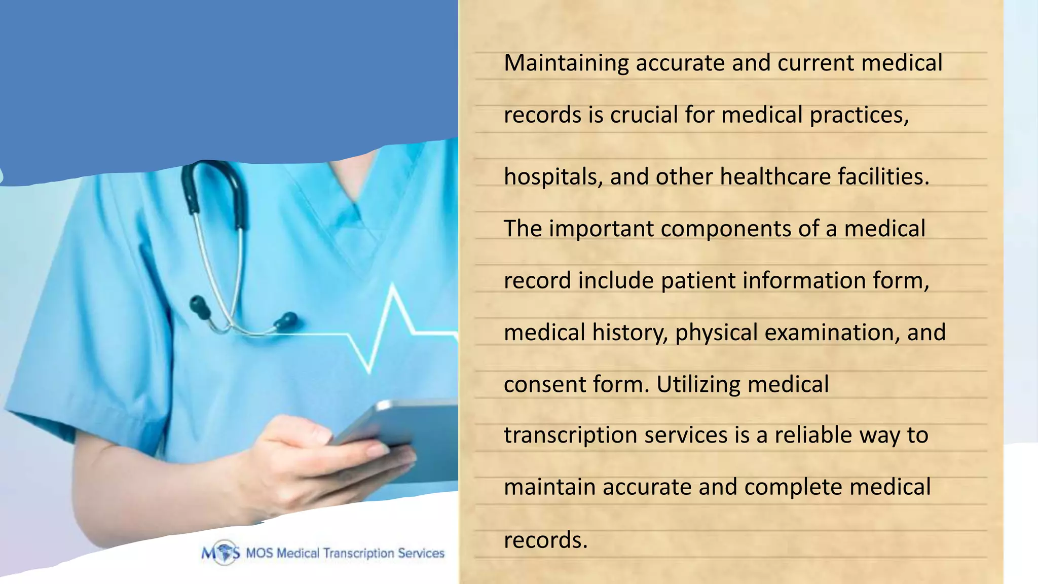 What are the Essential Components of a Medical Record? | PPTX