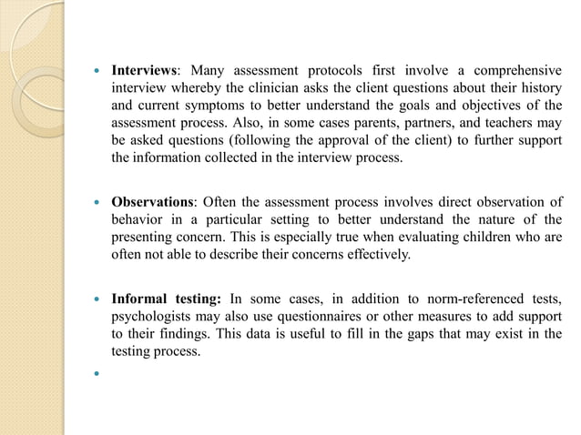 What are The Essential Components of a Psychological Assessment? | PDF ...