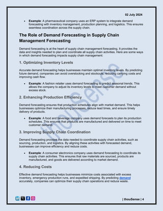 What Are the Essential Supply Chain Components for Forecasting.pdf | Logistics | Business