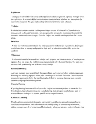 What are the essential things a Project Manager must consider? | PDF