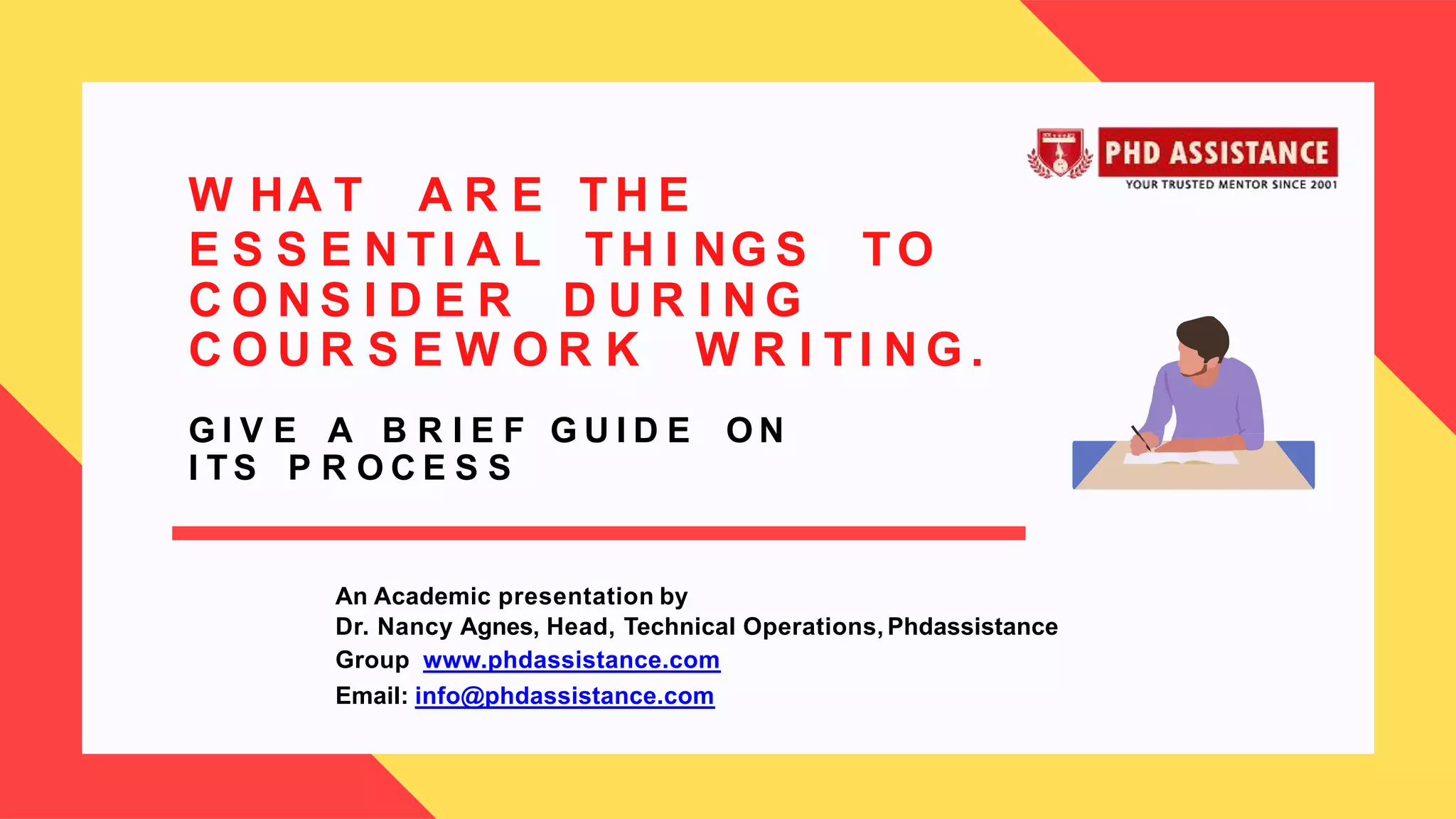 What are the Essential Things to Consider During Coursework Writing ...