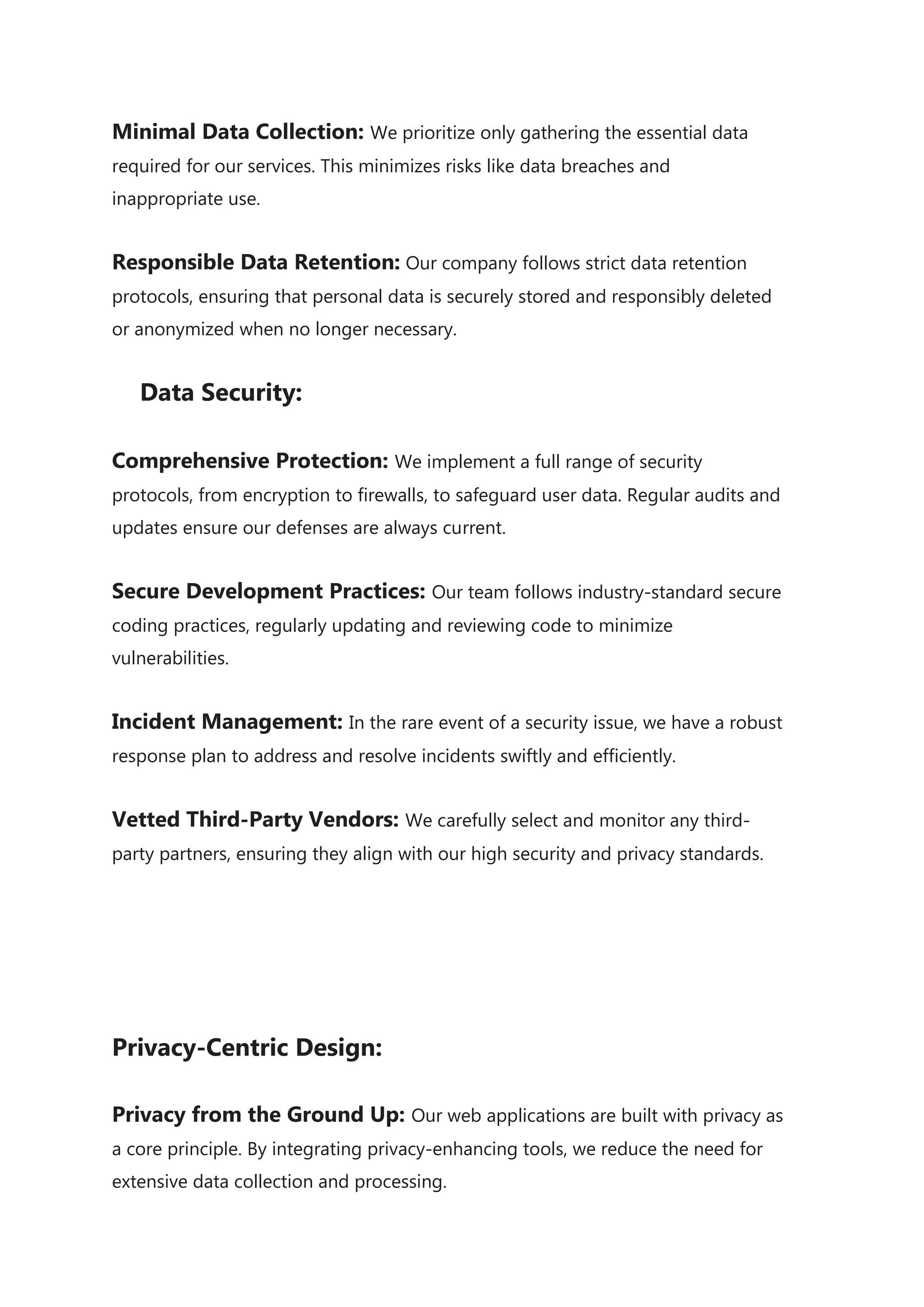 Ethical consideration in web development | DOCX | Web Development ...