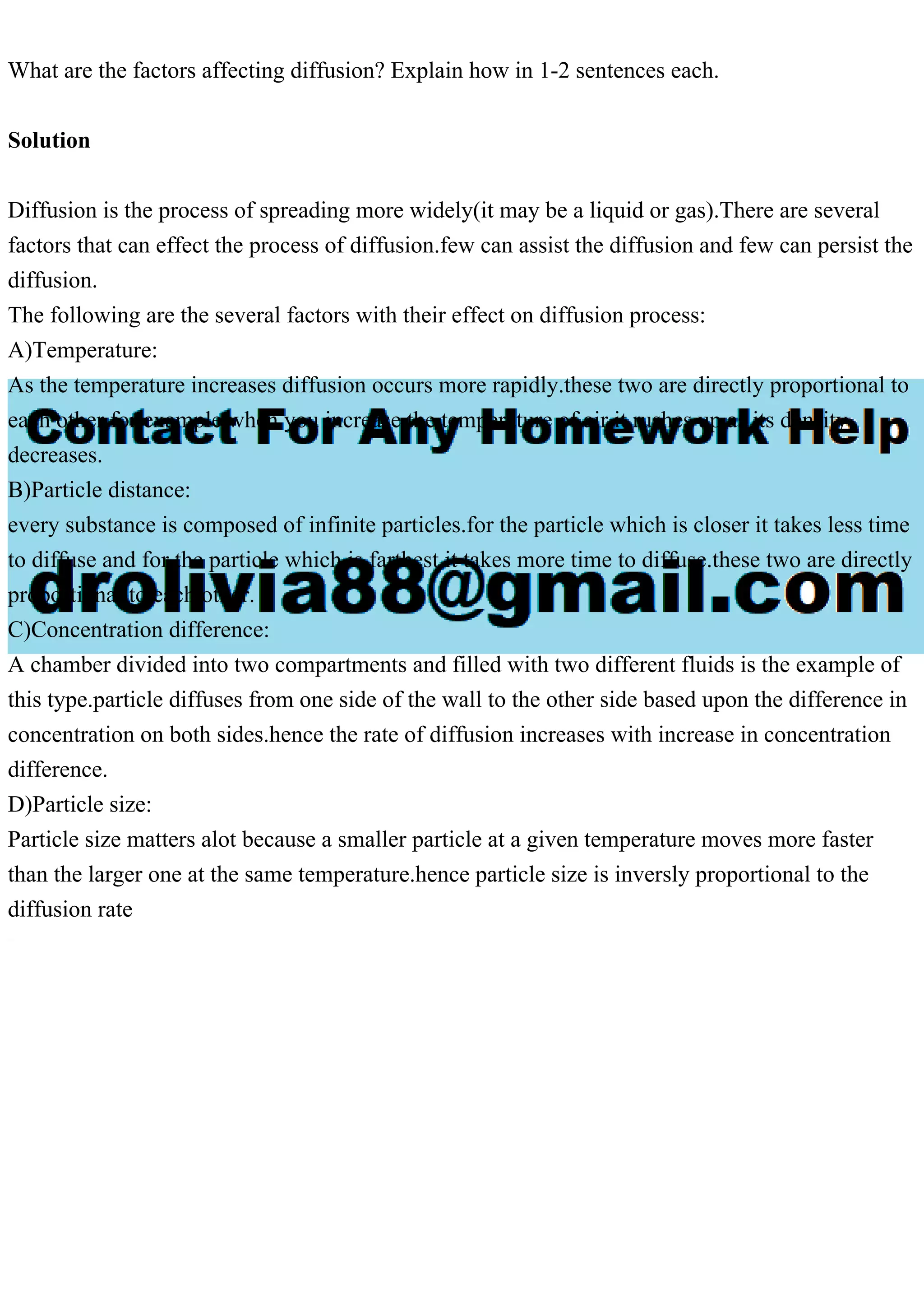 What are the factors affecting diffusion Explain how in 1-2 sentenc.pdf