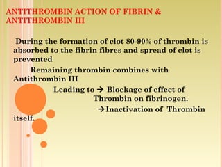 Prevention of intravascular coagulation | PPT