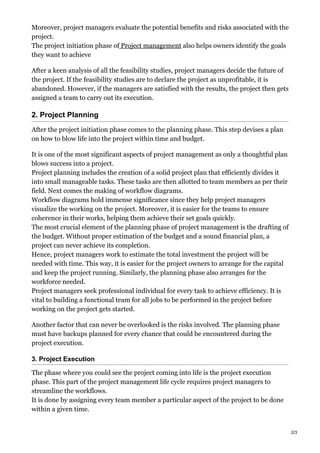 What are the five stages of project management | PDF | Business ...