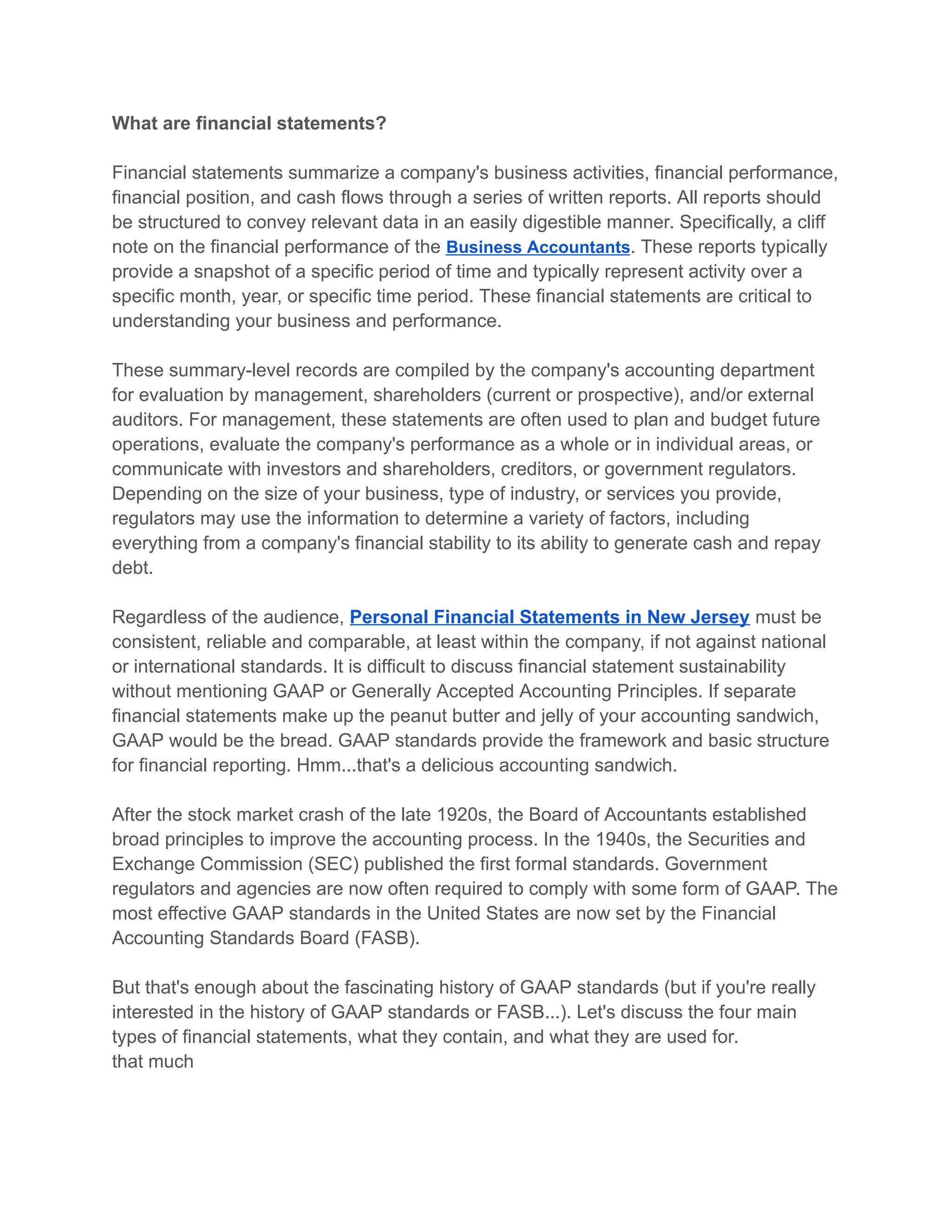 ‍What are the four 4 major financial statements.pdf