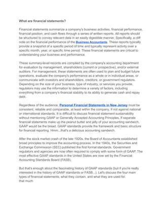 ‍What are the four 4 major financial statements.pdf | Stocks and Bonds ...