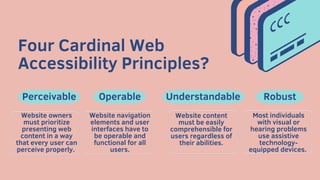 What are the Four Cardinal Web Accessibility Principles.pdf