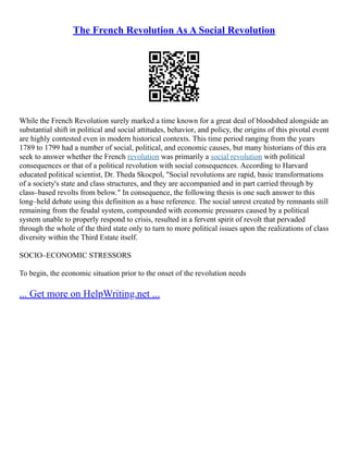 What Are The Four Social Revolutions | PDF