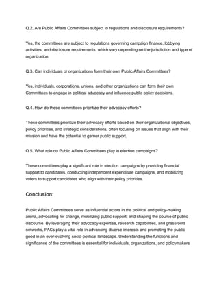What are the functions of public affairs committee.pdf