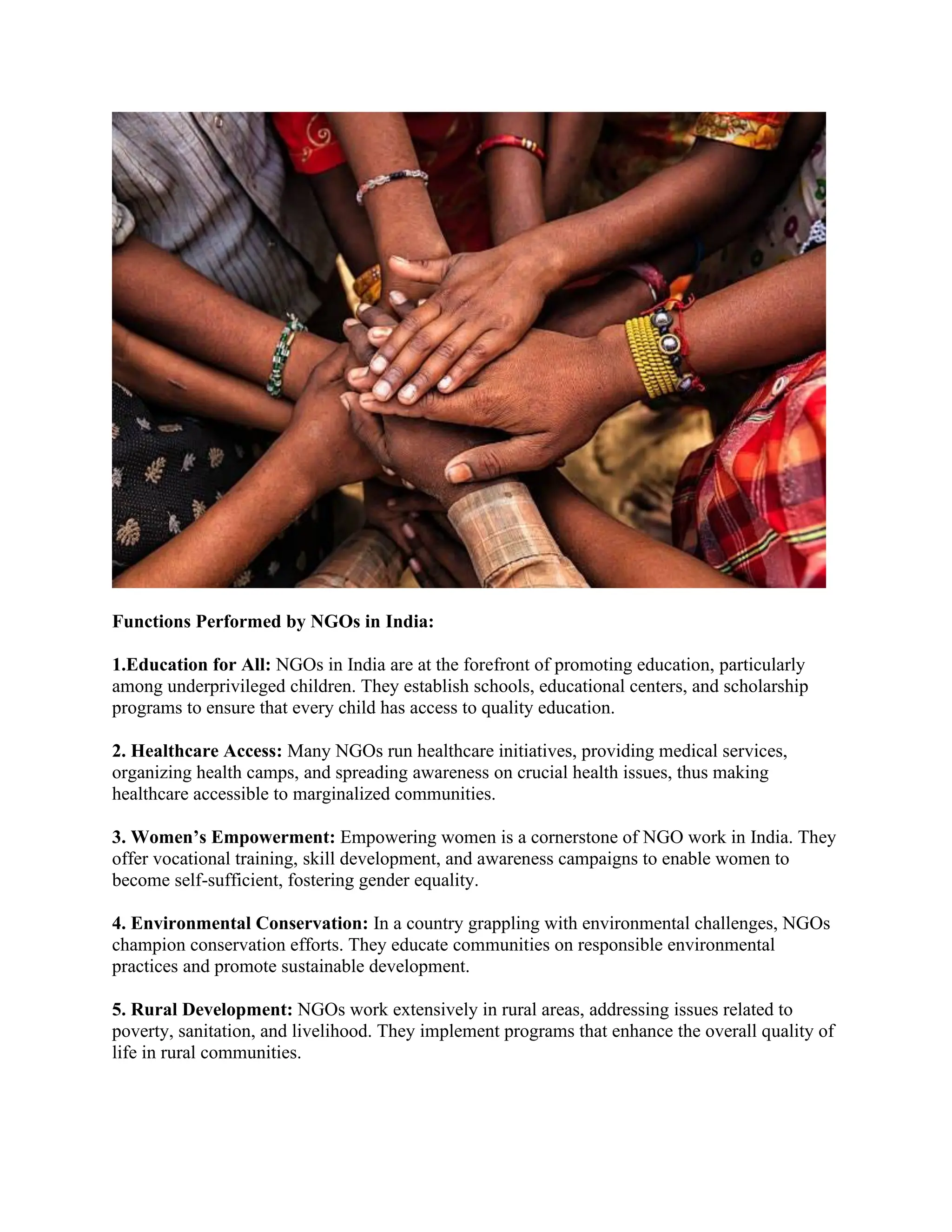 What are the functions performed by NGOs.pdf