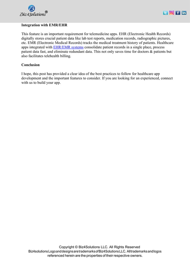 Healthcare App Development Strategies And Features Pdf