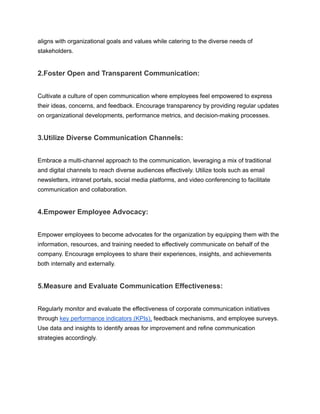 What are the importance and strategies of corporate communication.pdf