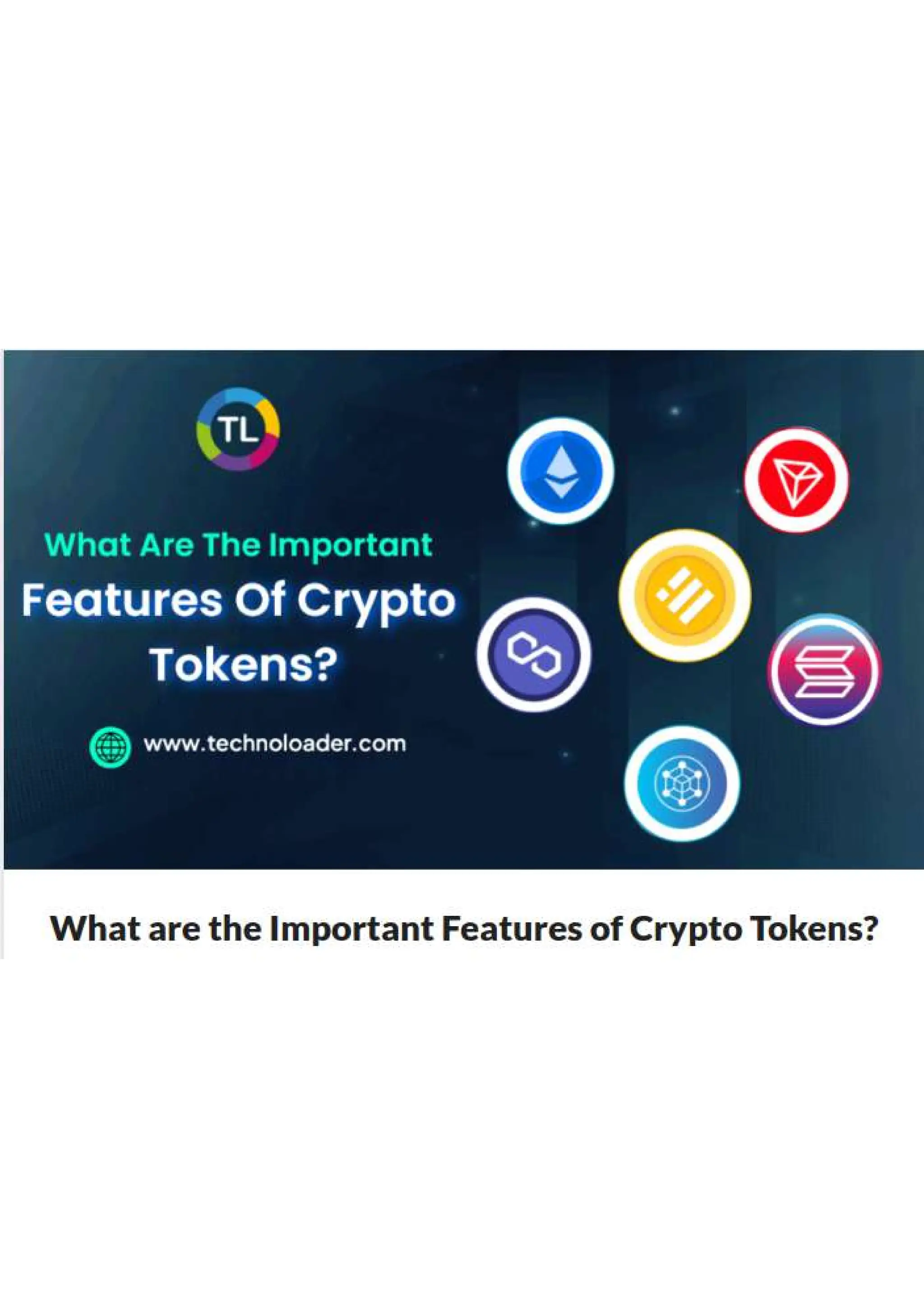 What are the Important Features of Crypto Tokens?.pdf | Currencies | Economy