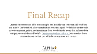 What Are The Key Components of a Cremation Ceremony? | PPTX