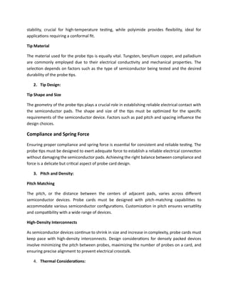 What are The key Considerations in Probe Card Design For Semiconductor ...