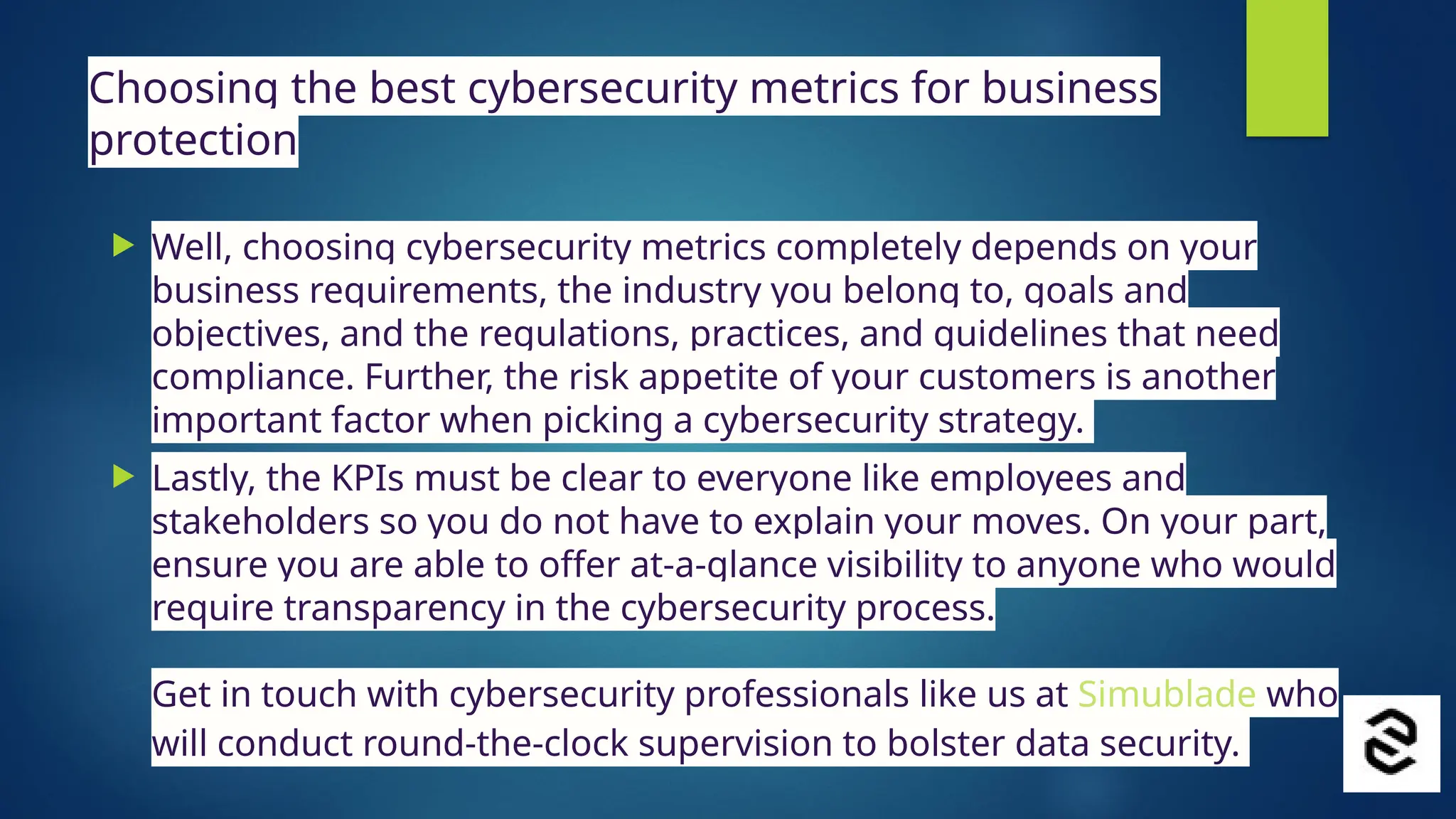 What are the key cybersecurity KPIs that businesses.pptx