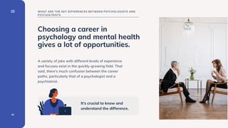 What Are The Key Differences Between Psychologists And Psychiatrists | PDF