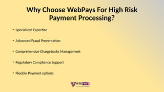 What Are The Key Features of Effective High-Risk Payment Processing ...