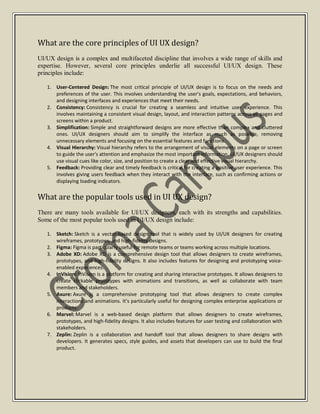 What are the Key Features of UI UX Technology? - Croma Campus | PDF