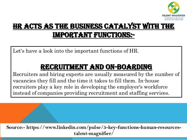What are the key functions of human resource? | PDF