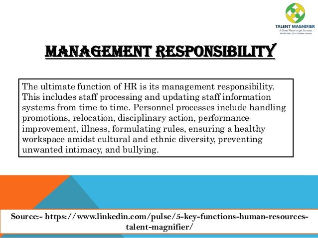 What are the key functions of human resource? | PDF | Human Resources | Business