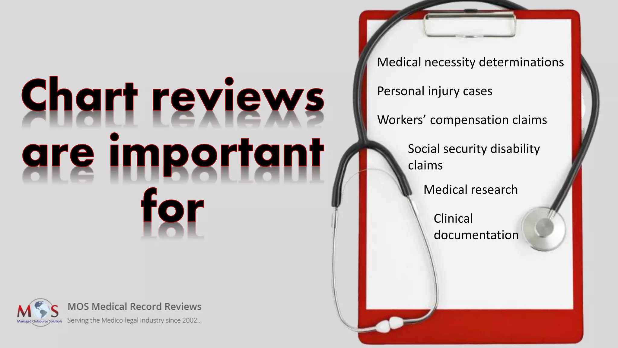 What Are the Key Parts to Be Reviewed in a Medical Chart? | PPSX