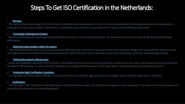 What are the Key Steps to achieving ISO Certification in the ...