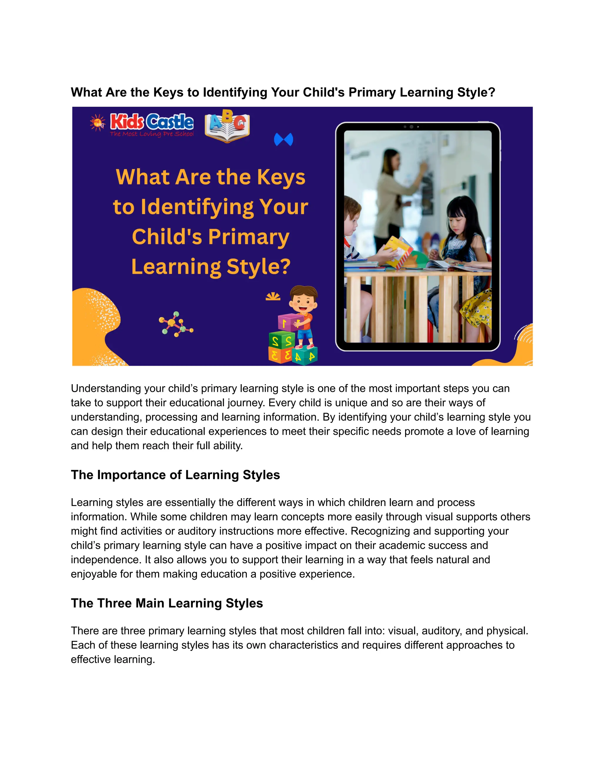 What Are the Keys to Identifying Your Child's Primary Learning Style.pdf