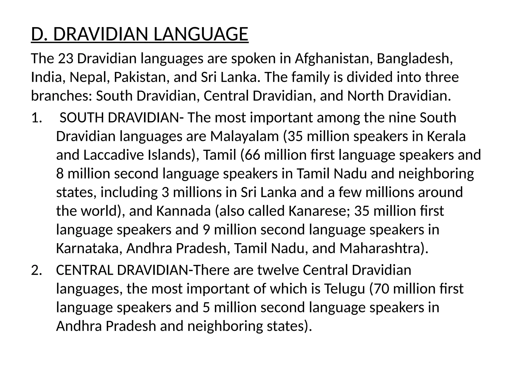 What are the Languages families of the world.pptx