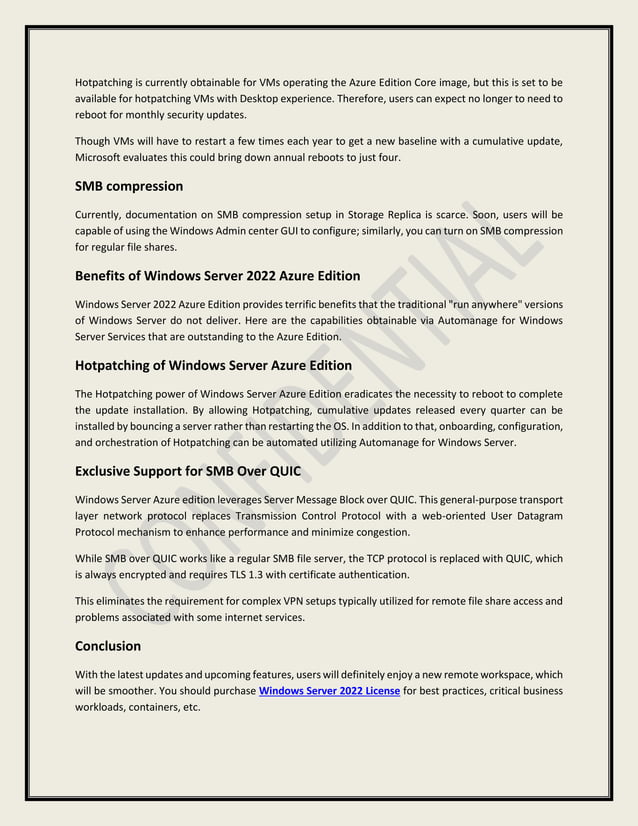 What Are The Latest Updates In Windows Server Azure Edition Pdf