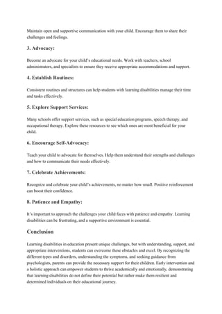 What are the Learning Disabilities in Education.pdf