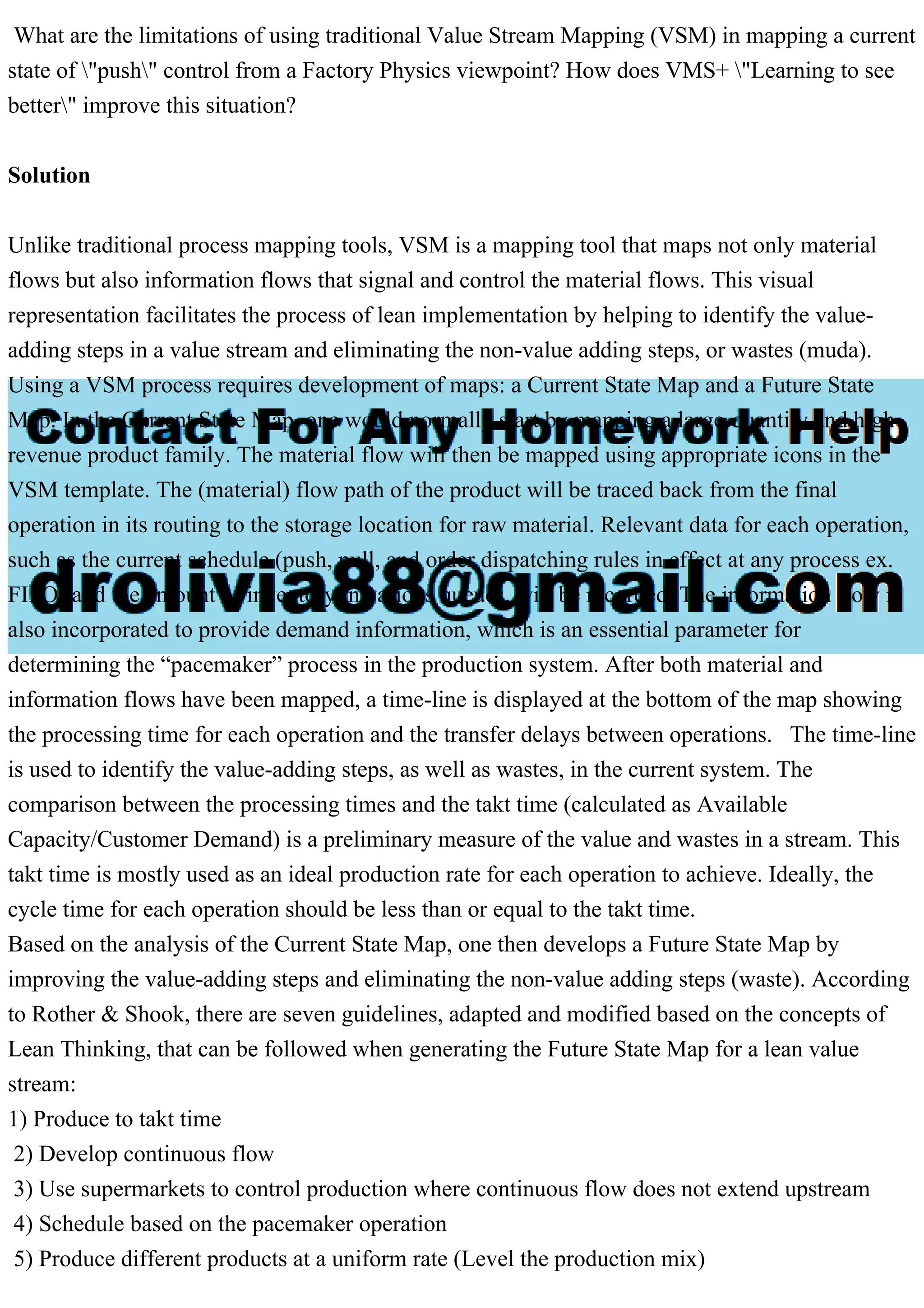 What are the limitations of using traditional Value Stream Mapping (V.pdf