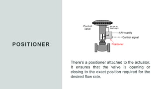 What are the main components of a control valves | PPTX