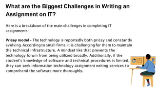 What are the Main Obstacles in Composing an IT Assignment.pptx