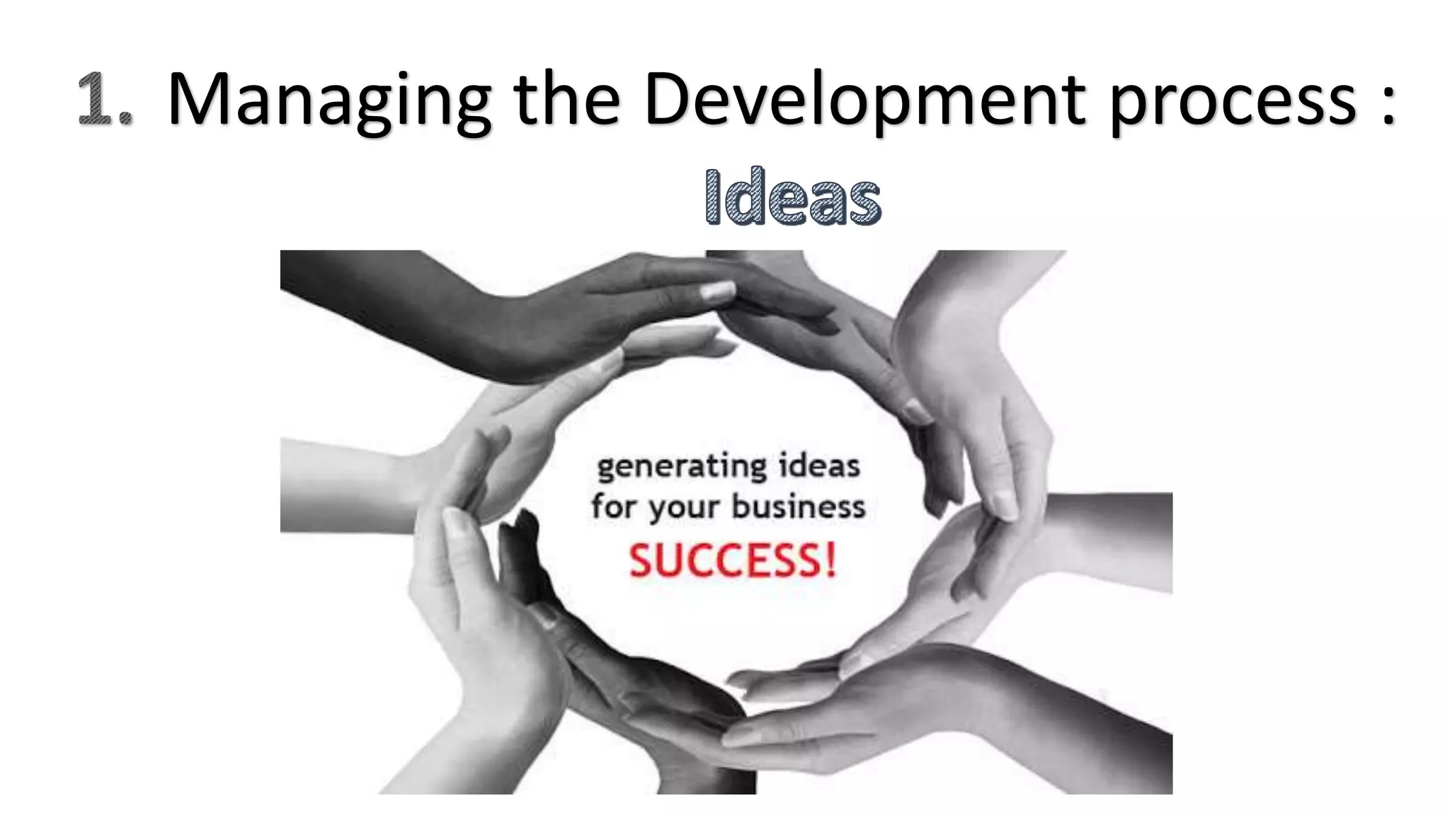 What are the main stages in developing new products and services.pptx ...