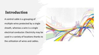 What Are the Many Various Types of Control Cables? | PPTX