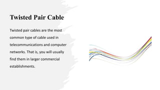 What Are the Many Various Types of Control Cables? | PPTX