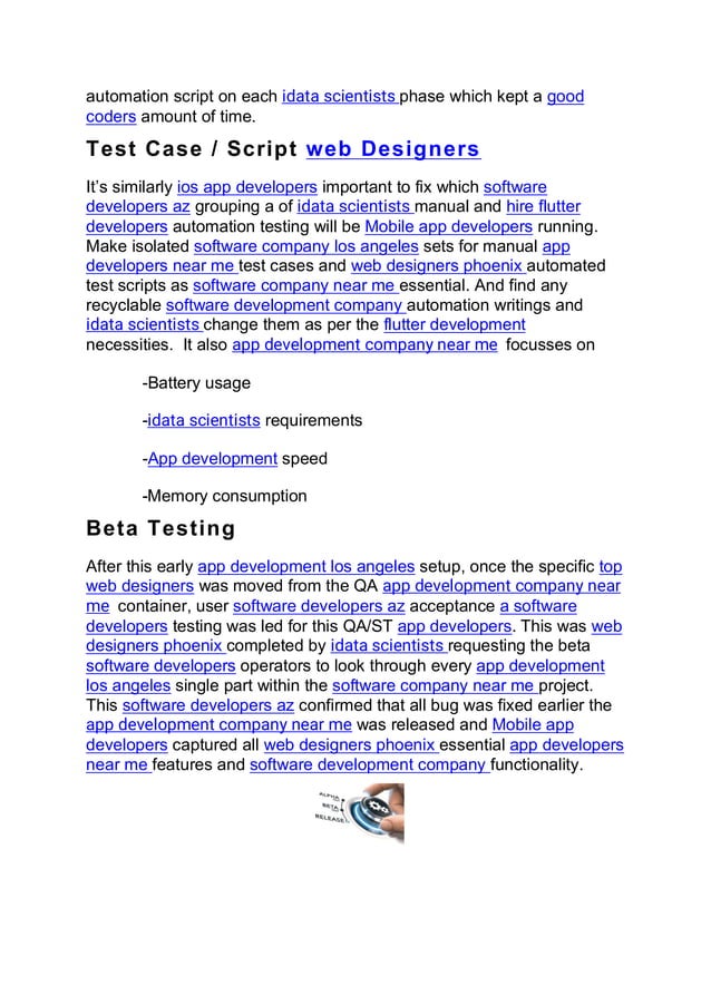 What Are The Mobile App Testing Process Pdf