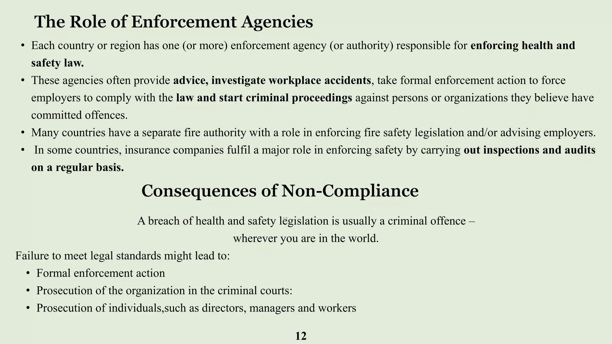 What are the moral, legal and financial reason to manage safety in an ...