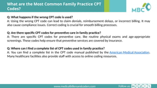 What are the Most Common Family Practice CPT Codes.pptx