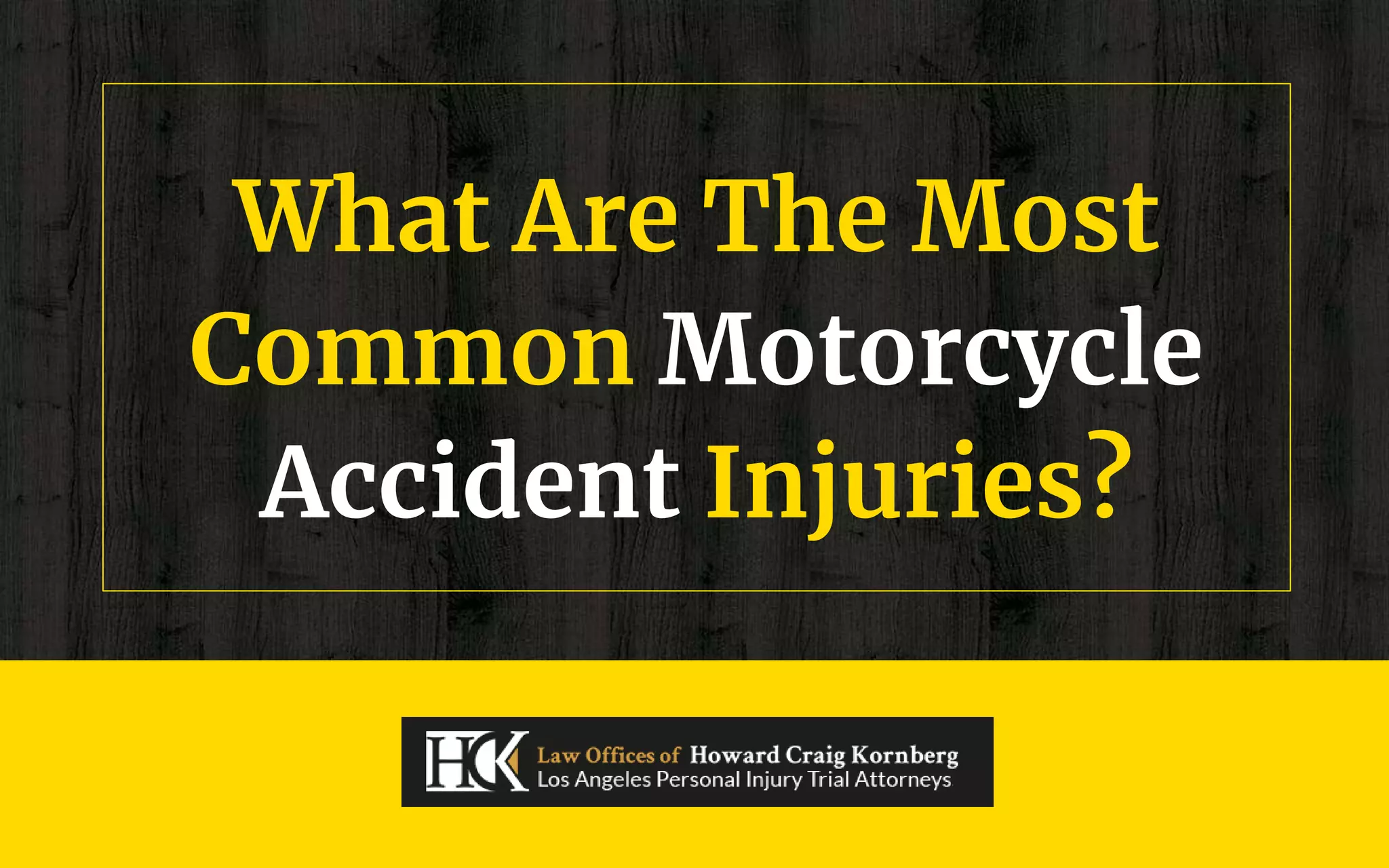 What are the most common motorcycle accident injuries | PPT