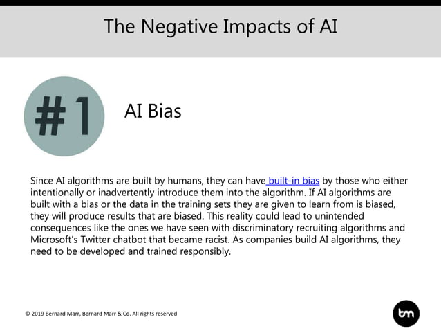 What Are The Negative Impacts Of Artificial Intelligence Ai