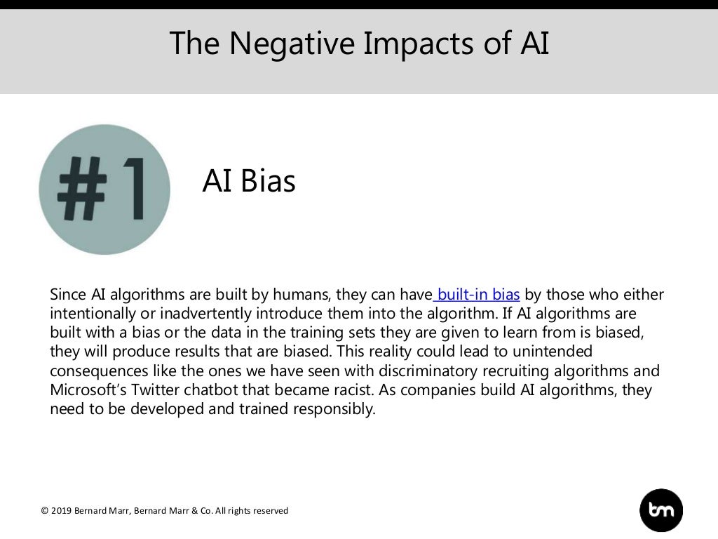 What Are The Negative Impacts Of Artificial Intelligence (AI)?